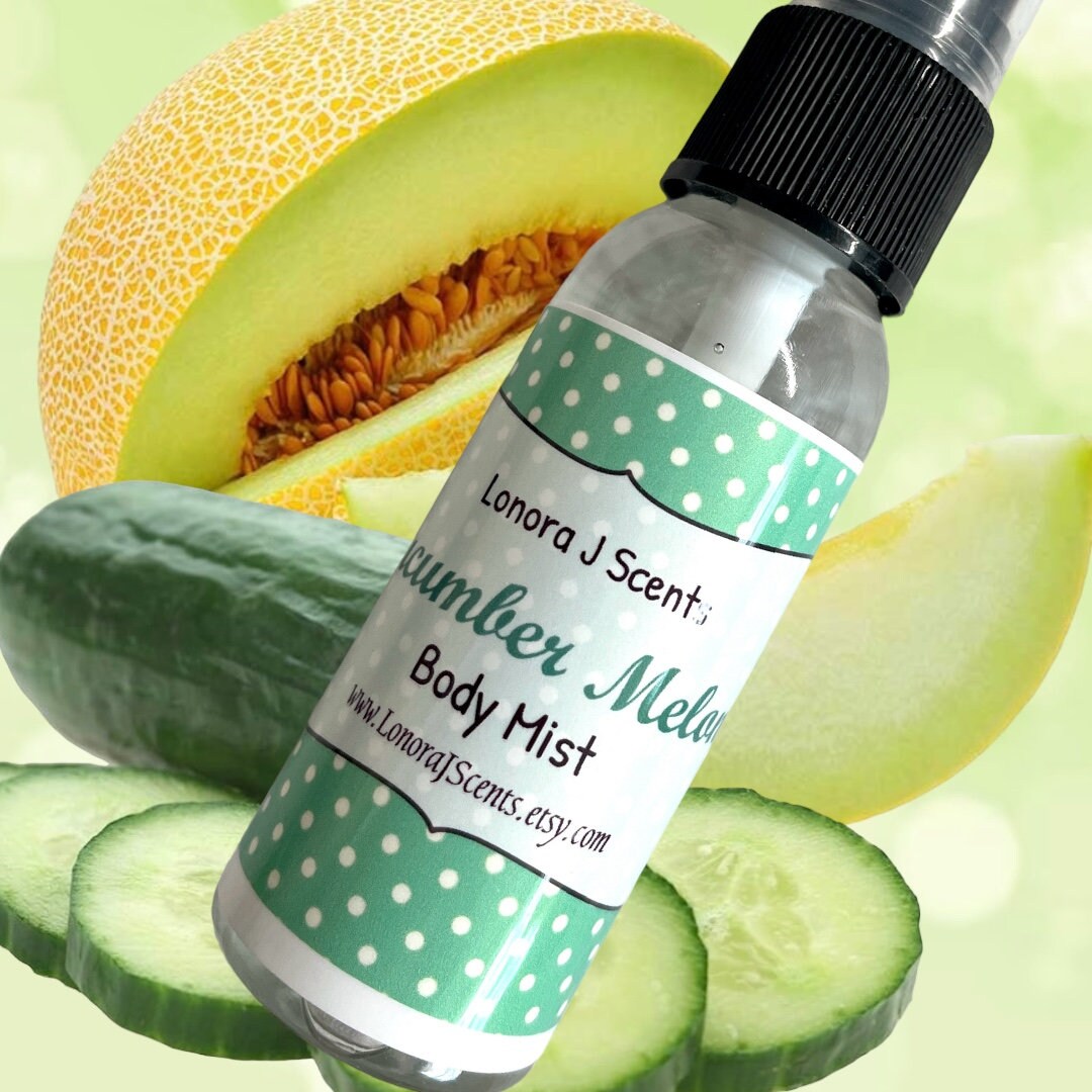 Cucumber Melon Body Mist, Body Spray, Fragrance Mist, Body Splash - Etsy