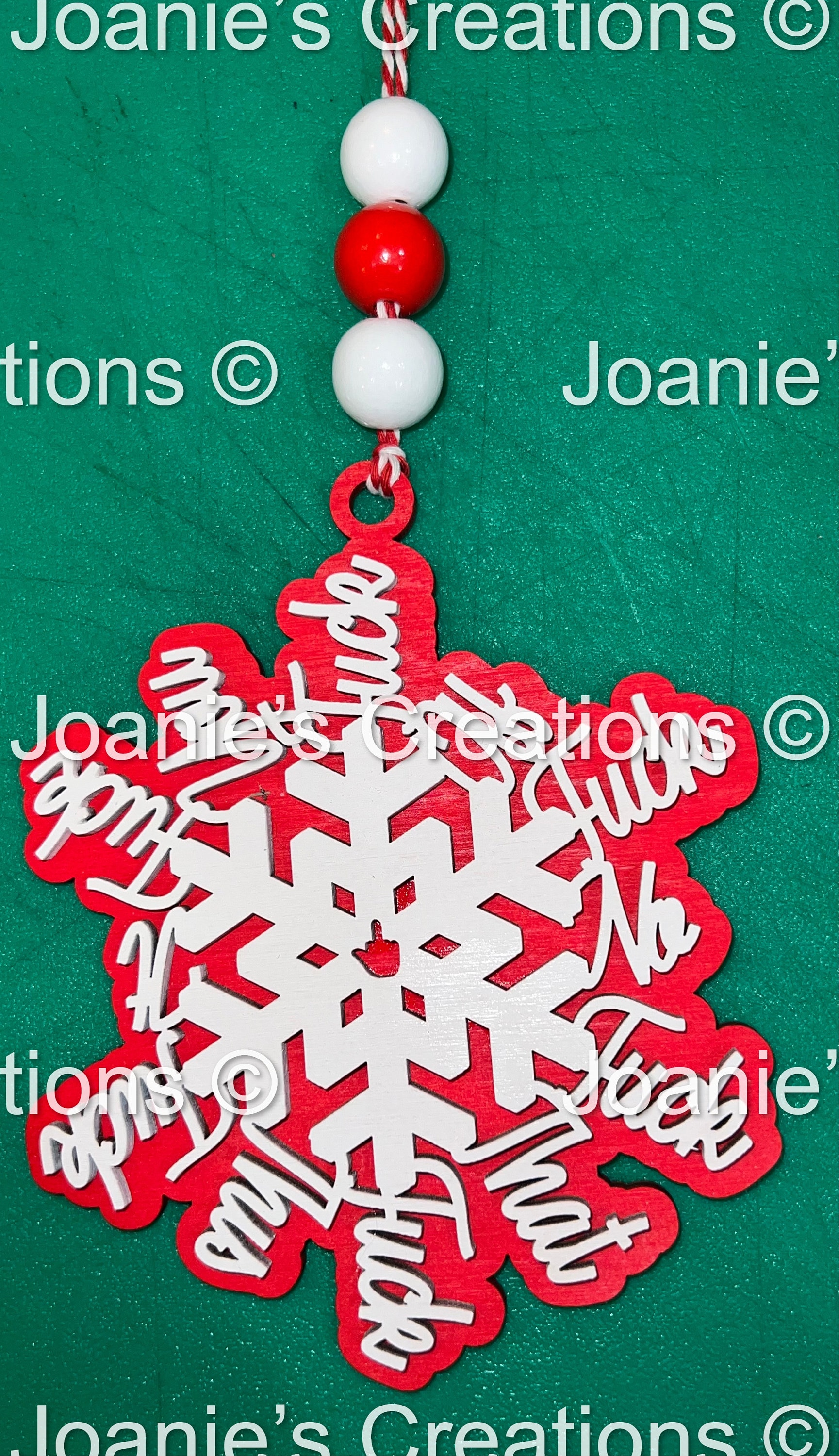 Fuckflake 3D Snowflake Ornament, Christmas Ornament, Swear Word ...