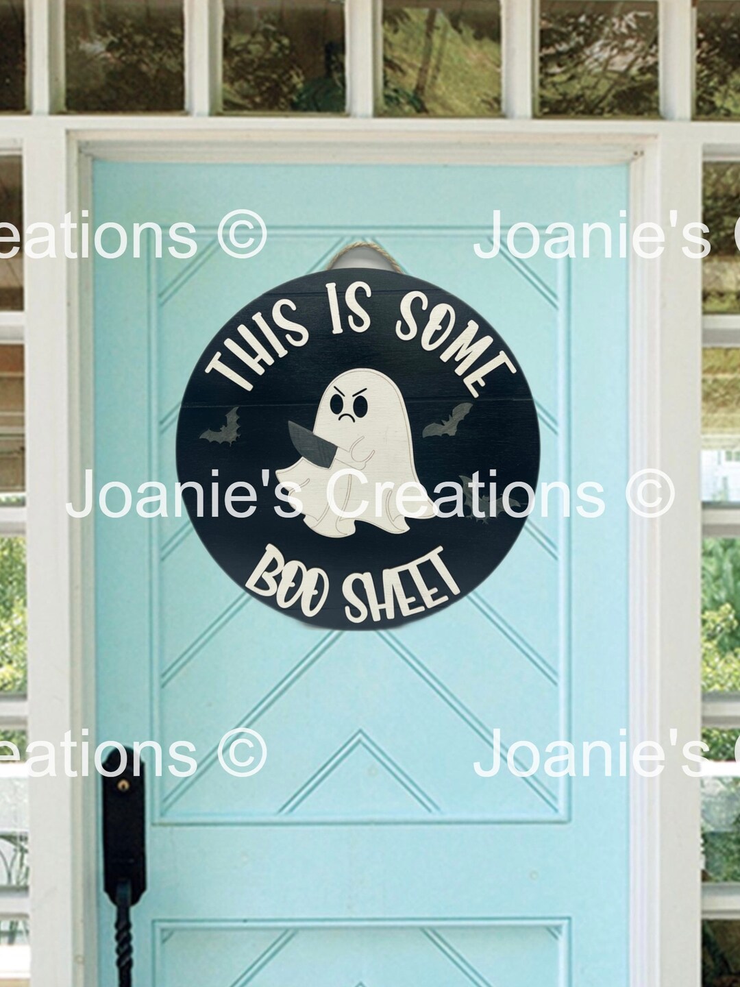 This is Some Boo Sheet SVG File, 3D Door Hanger, Halloween, Funny Door ...