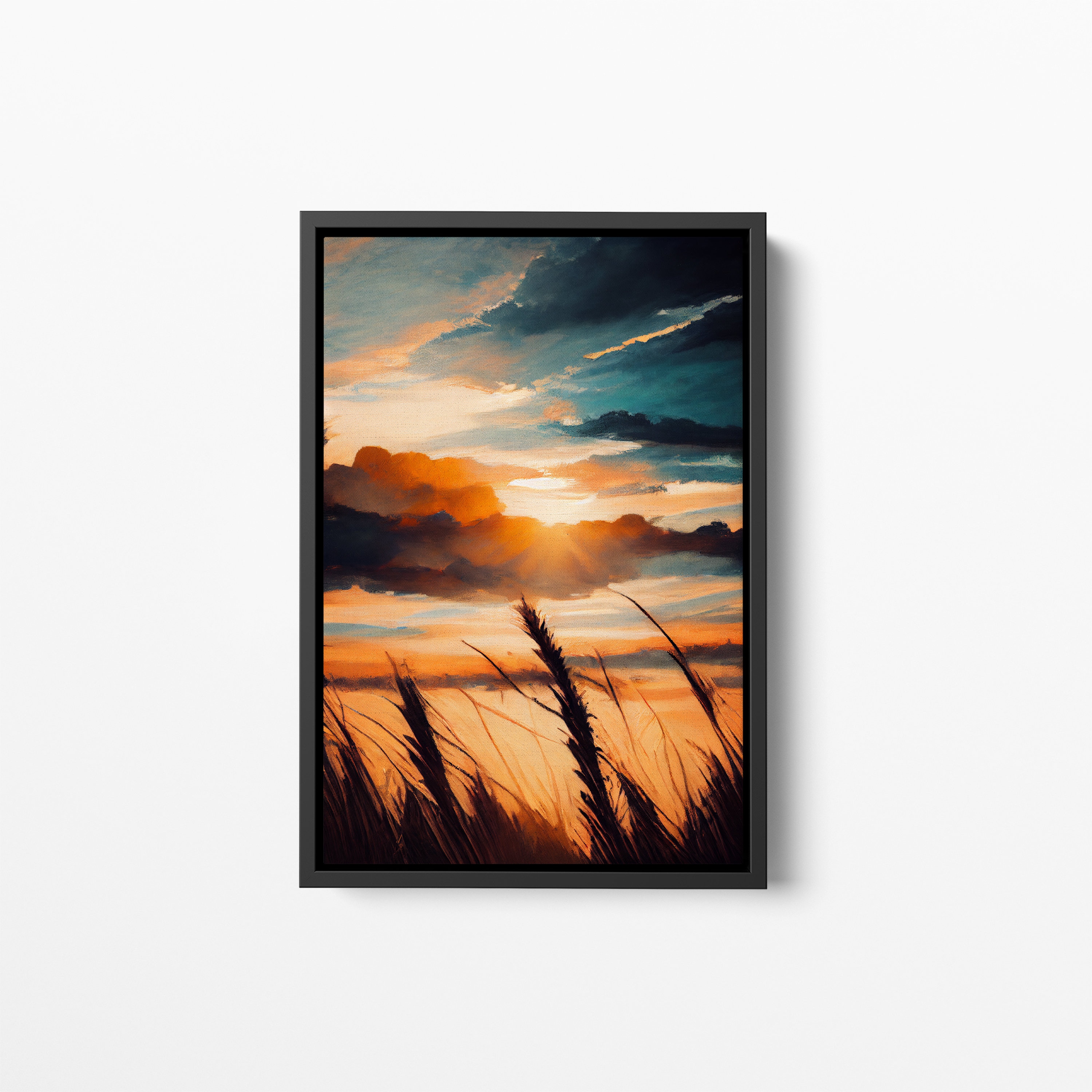 Set of 3 Country Landscape Prints, Canvas Prints, Original Artwork ...