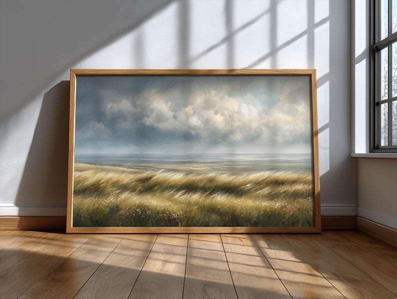 Prairie Wall Art: Country Wall Decor, Large Canvas Print | Oklahoma ...