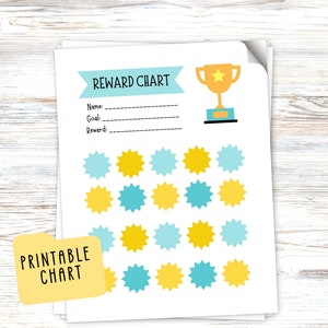 Reward Chart for Positive Reinforcement, Printable Good Behavior ...