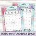 80's Flashback Bingo, Include Number Calling Cards, Bingo Bucks ...