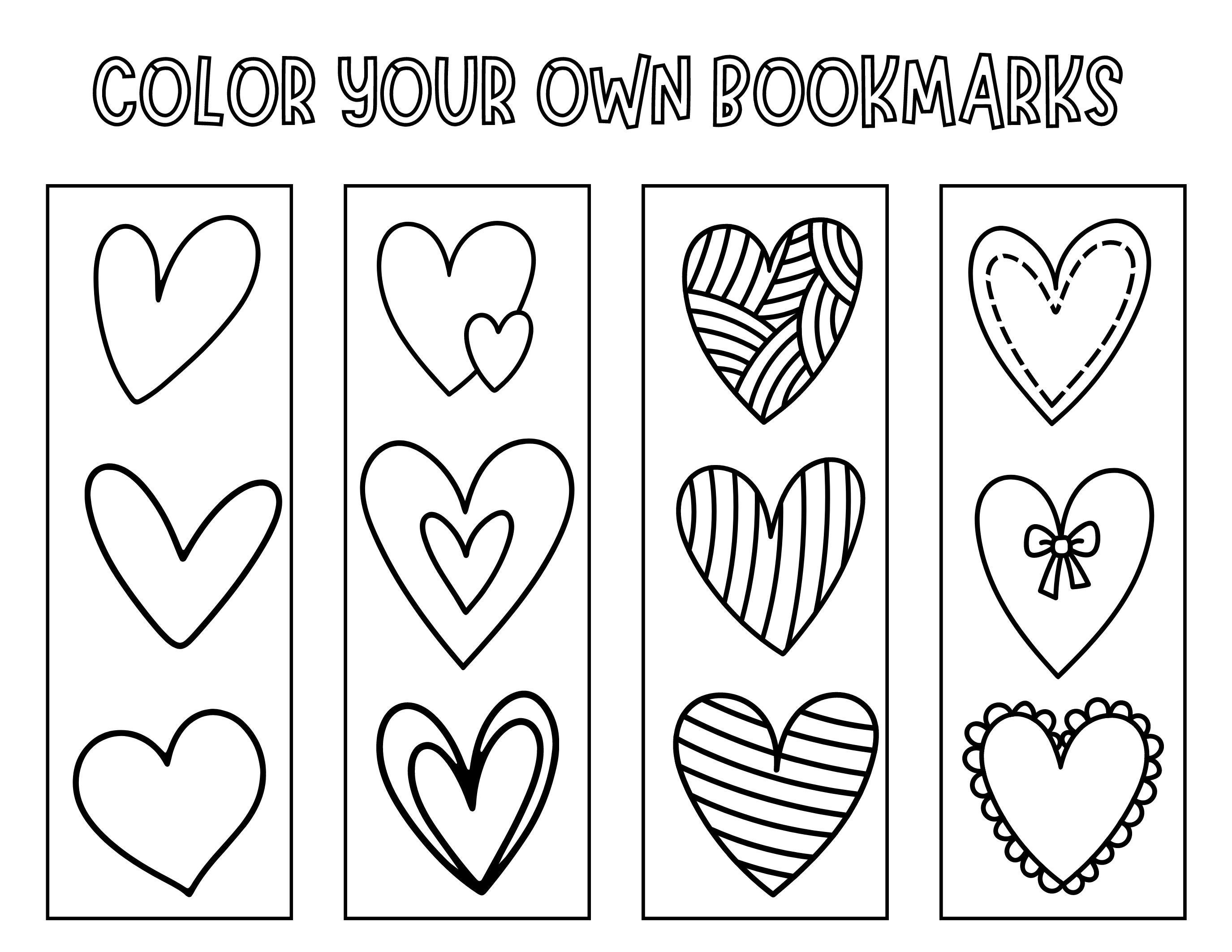 COLORING BOOKMARK SET, Birthday Party Favor, Rainbow & Sunshine ...