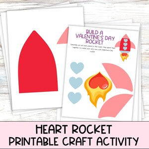 Multiple Build-a-craft, Valentines Day Activities for Kids, Rocket Ship ...