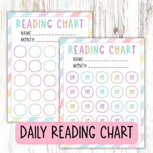 Printable Rainbow Reward Chart for Kid Sticker Chart Positive Behavior ...