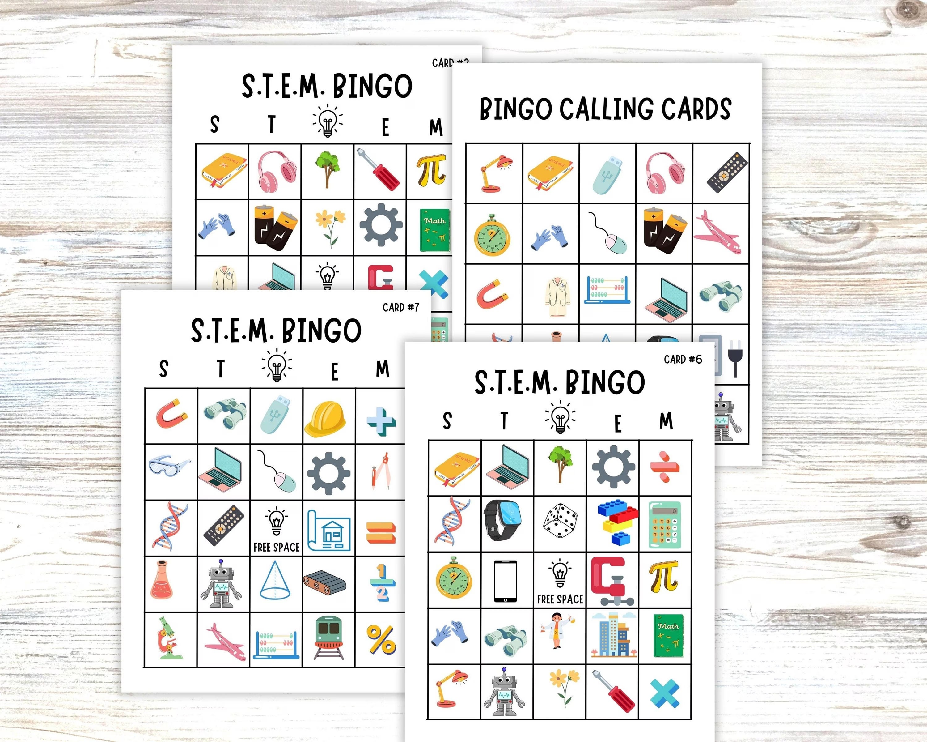 STEM Learning Activities Bundle for Kids Printable Math Game ...