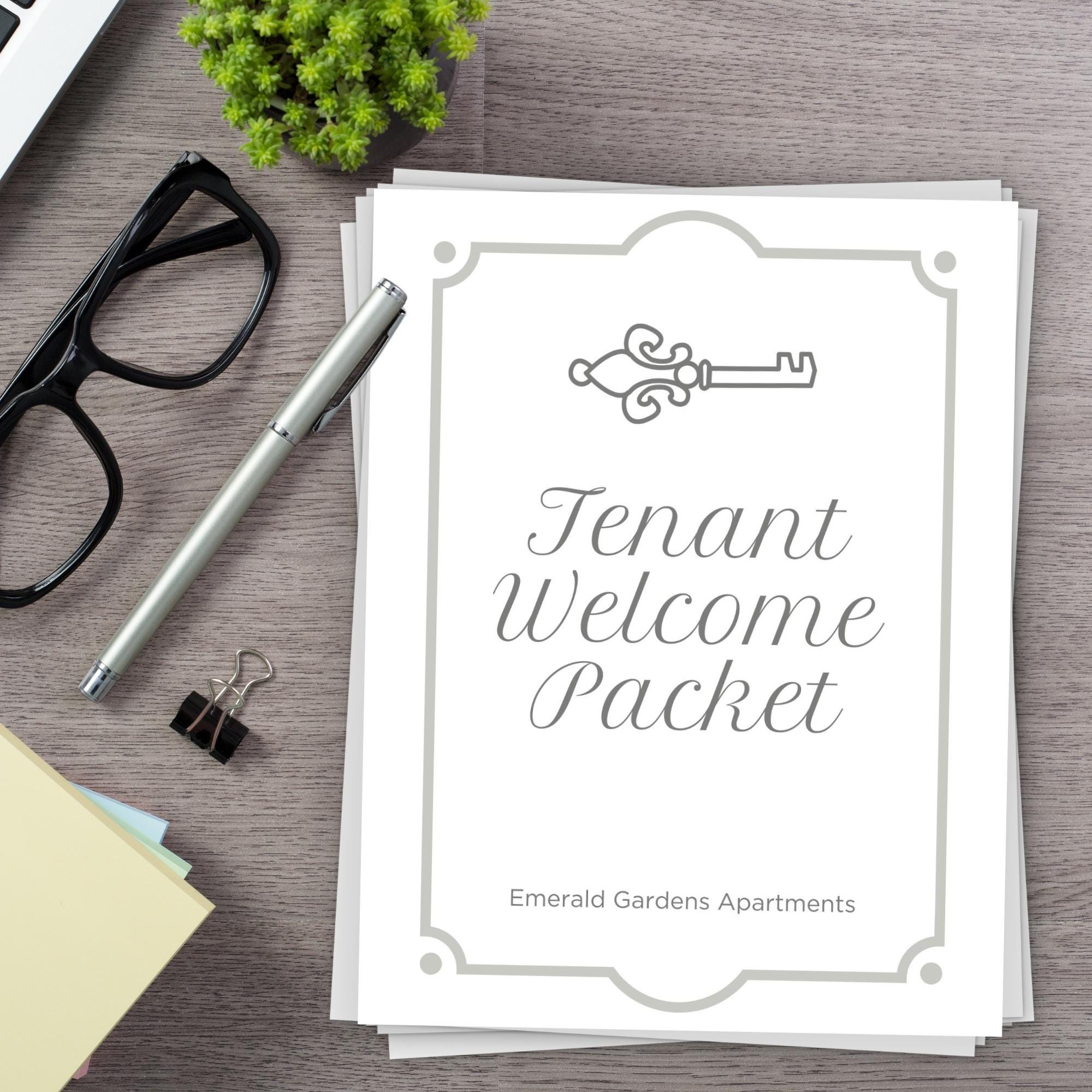 Tenant Welcome Packet, Editable Canva Template, Rental Welcome Letter ...