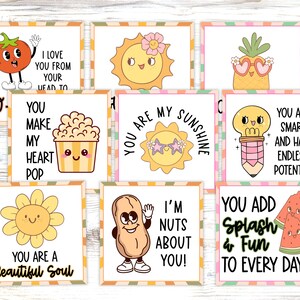 Lunch Box Notes, Positive Affirmation Cards for School Lunch, Back to ...