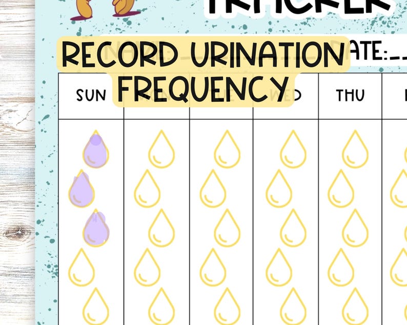 Output Tracker, Pee and Poop Chart for Kids, Sticker Potty Chart ...