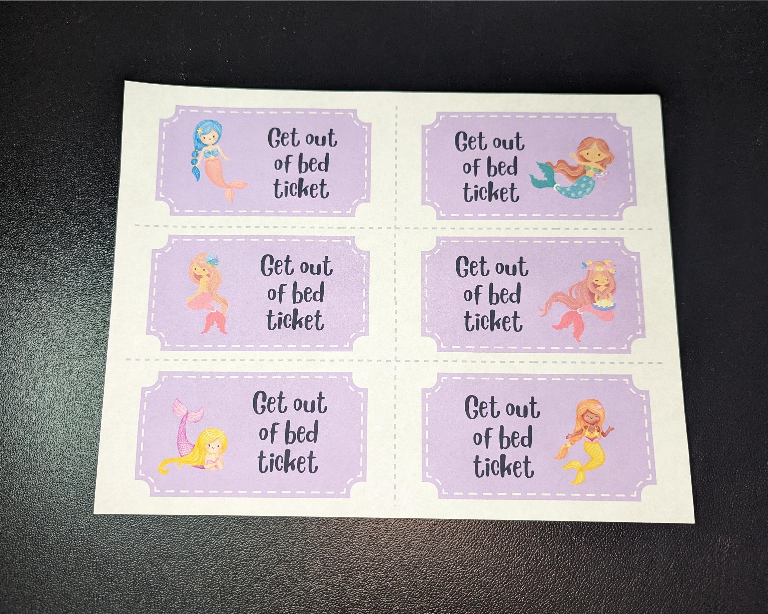 Bedtime Pass for Sleep Training Toddlers Printable Get Out of Bed ...