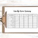 Printable Family Home Evening Chart Participation Assignments Editable ...