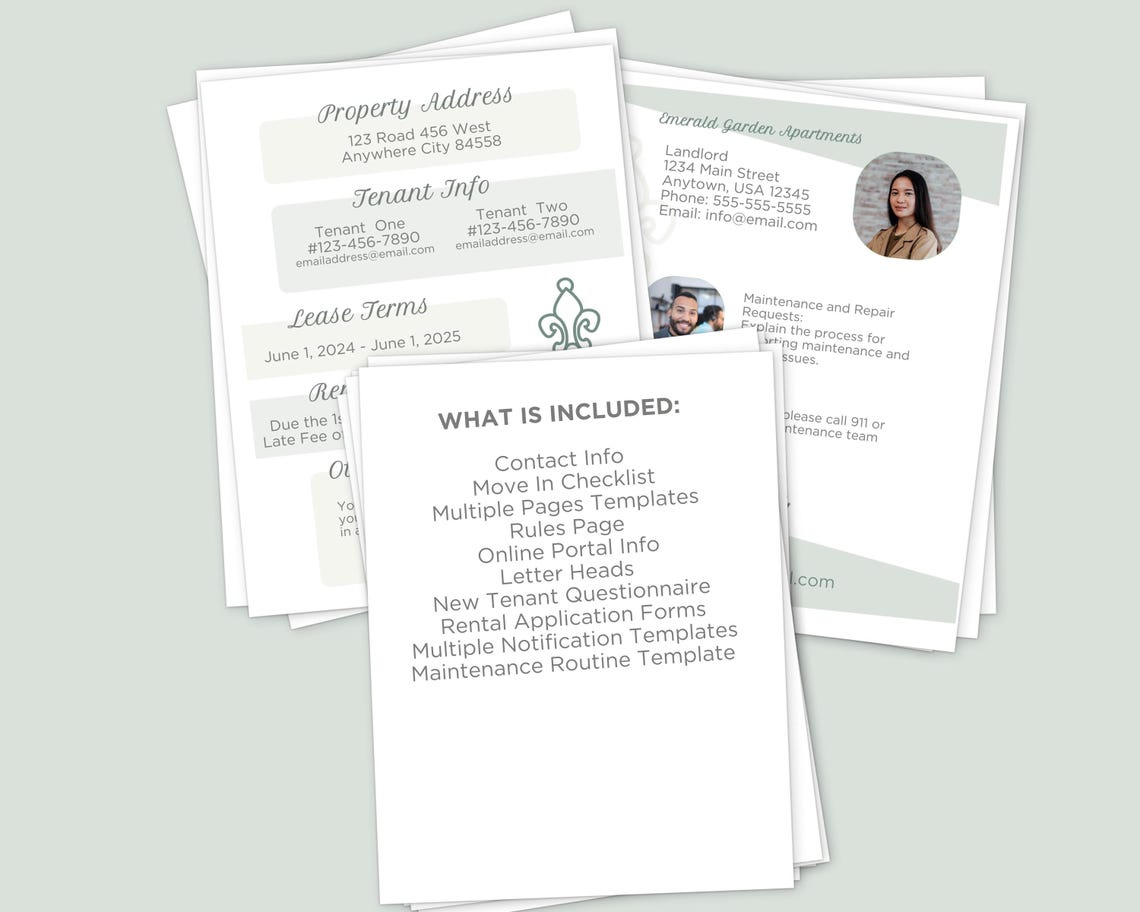Tenant Welcome Packet, Editable Canva Template, Rental Welcome Letter ...