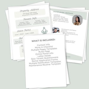 Tenant Welcome Packet, Editable Canva Template, Rental Welcome Letter ...