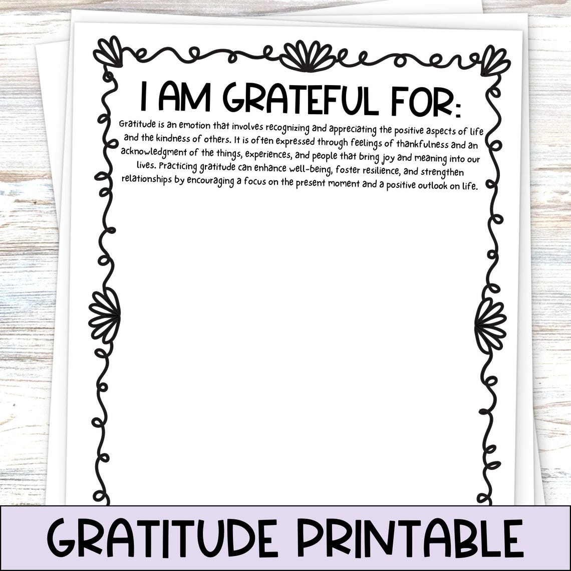 Gratitude Worksheet, Journal Writing Prompt, Define Gratitude Coloring ...