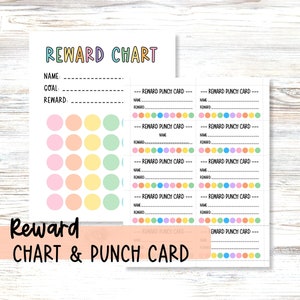 Reward System Bundle Printable Reward Bucks, Good Behavior Chart ...