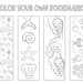 Ocean Bookmark Set Printable, Under the Sea Creatures Coloring Page ...