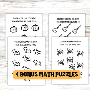 Printable Halloween Coloring Pages Coloring Book Kid's Activity 50 ...