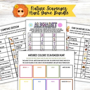 DIY Summer Camp Printable Camping Activities Things to Do While Camping ...