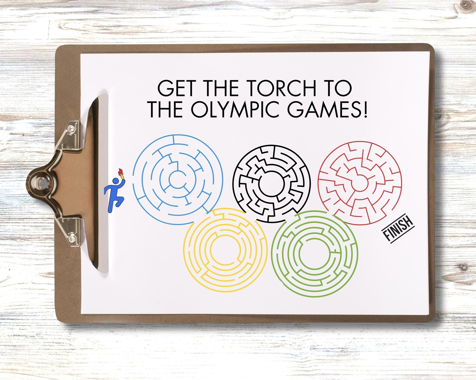 Mazes for Kids Puzzle Book Printable Activity Pages Learning Activity ...