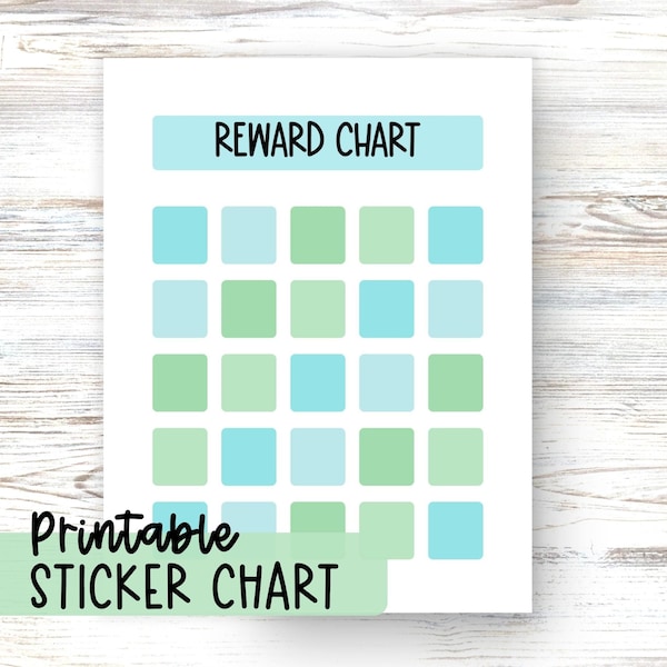 Teen Editable Reward Chart - Etsy