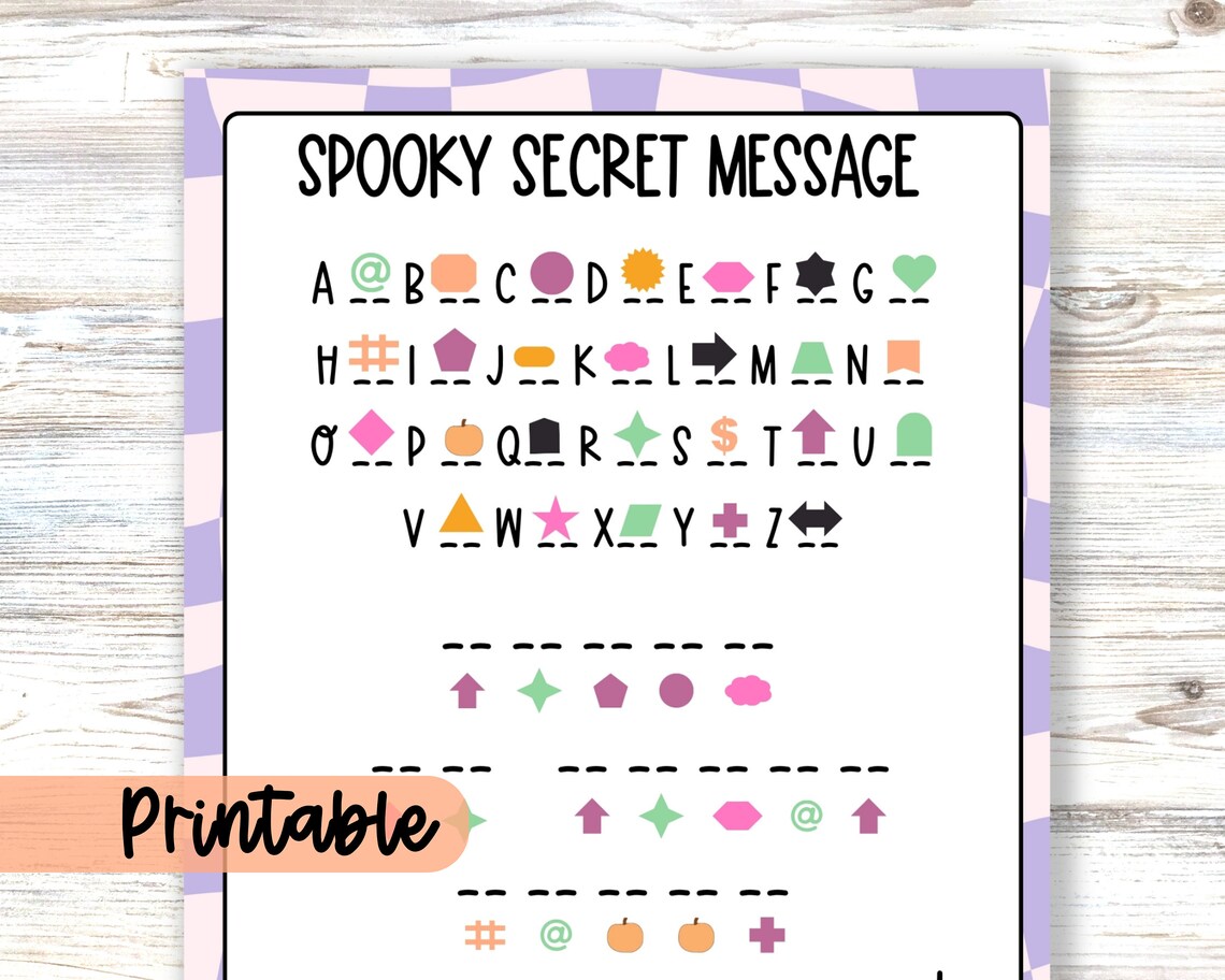 Halloween Activities, Spooky I Spy Printable Game, Spooky Secret ...