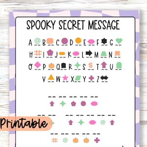 Halloween Activities, Spooky I Spy Printable Game, Spooky Secret ...