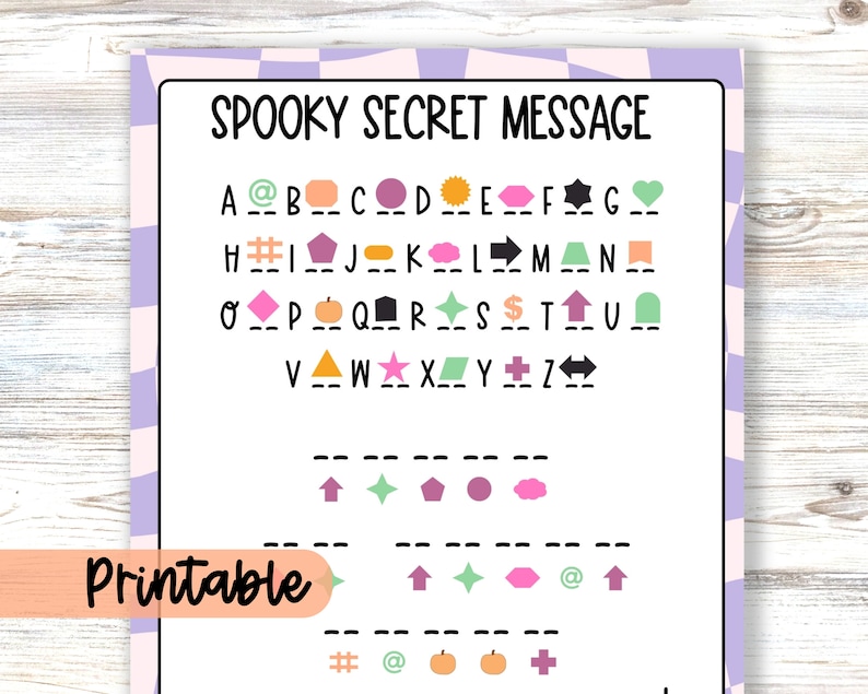 Halloween Activities, Spooky I Spy Printable Game, Spooky Secret ...