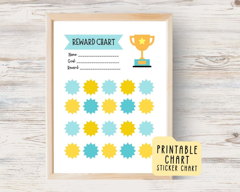 Reward Chart for Positive Reinforcement, Printable Good Behavior ...