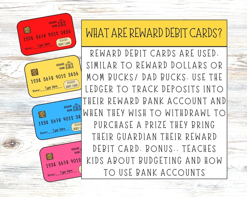 Reward System Bundle Printable Reward Bucks, Good Behavior Chart ...