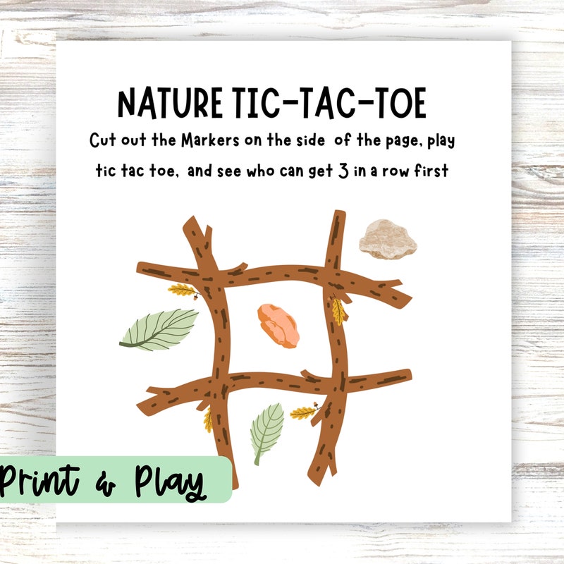 Stone Tic Tac Toe - Etsy