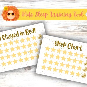 Stay in Bed Sticker Chart for Sleep Training Toddlers - Etsy