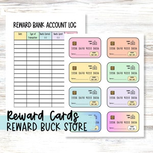 Reward System Bundle Printable Reward Bucks, Good Behavior Chart ...