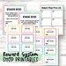 Reward System Bundle Printable Reward Bucks, Good Behavior Chart ...