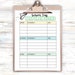 Responsibility Chart for Kids Daily Schedule Editable Template, 4 ...