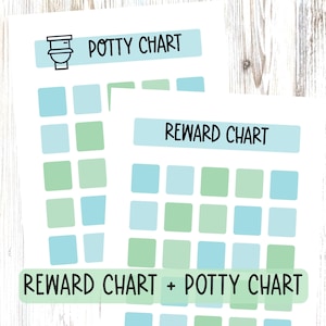 Editable Reward Chart for Kid Sticker Chart for Positive Behavior Teen ...