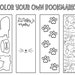 Pet Bookmark Set, Cat Coloring Activity, Dog Bookmark Included, Kids ...