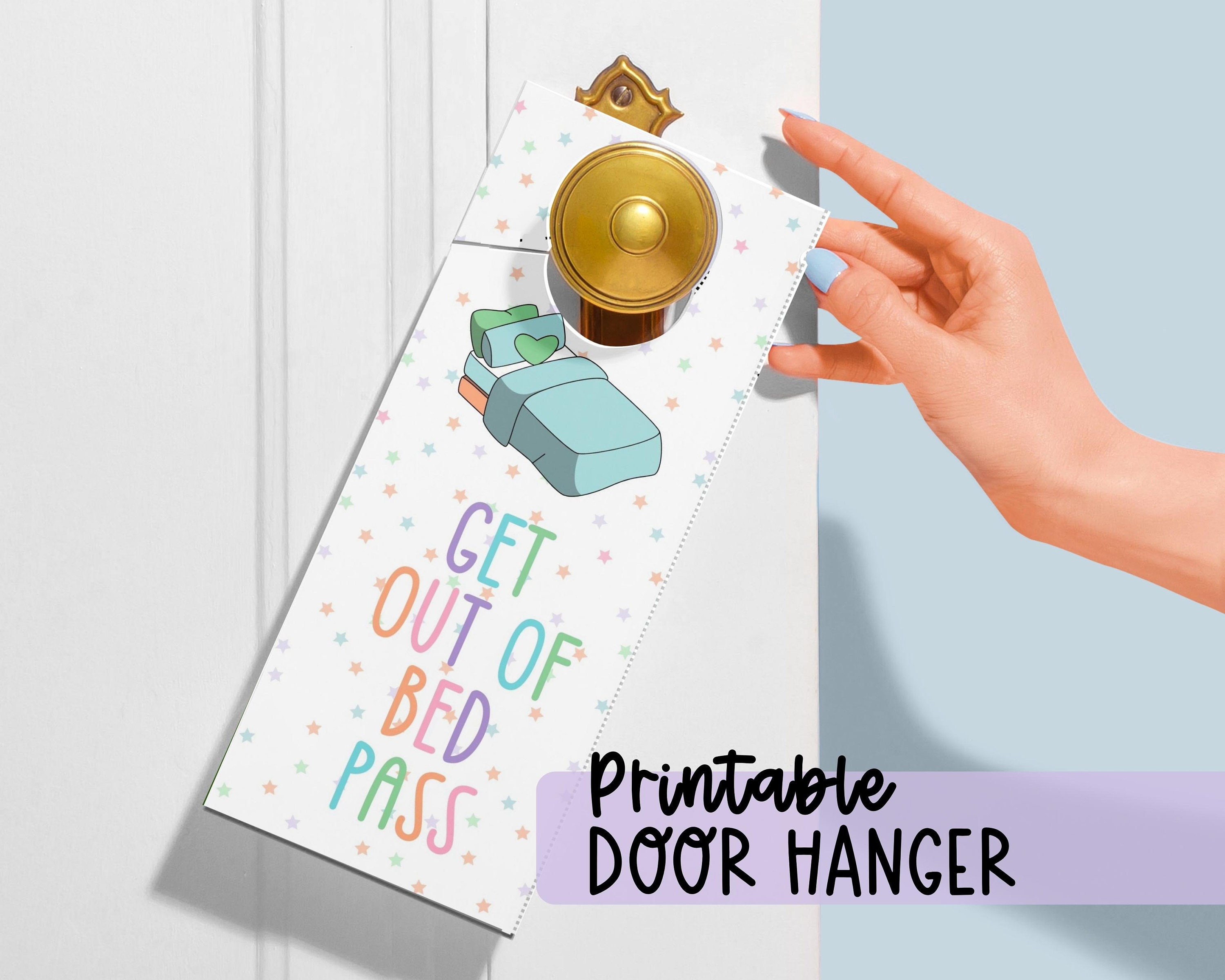 Bedtime Pass, Get Out of Bed Ticket, Stay in Own Bed Incentive Program ...