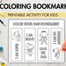 COLORING BOOKMARK SET, Superhero Positive Affirmation Cards, Birthday ...