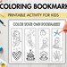 Ocean Bookmark Set Printable, Under the Sea Creatures Coloring Page ...