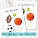 Ball Matching Game for Preschool Sports Balls Kids Printable File ...