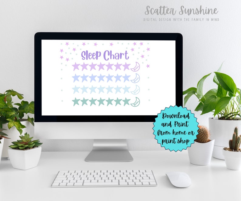 Stay in Bed Sticker Chart for Sleep Training Toddlers - Etsy