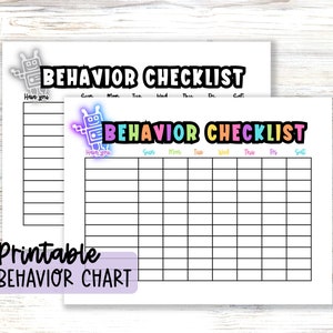 Earn Screen Time Sticker Chart, Good Behavior Checklist, Weekly Routine ...