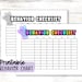 Earn Screen Time Sticker Chart, Good Behavior Checklist, Weekly Routine ...