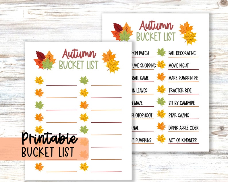 Winter Bucket List, 4 Seasons Activity Idea List for Kids and Families ...