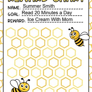 Printable Bee's Reward Jar for Kids, Classroom Positive Behavior Reward ...