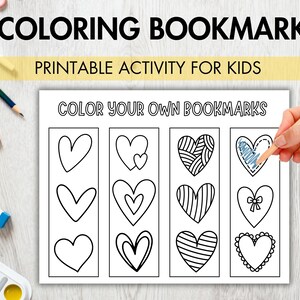 COLORING BOOKMARK SET, Birthday Party Favor, Rainbow & Sunshine ...