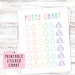 Potty Training Sticker Chart for Kids Toddler Reward Chart - Etsy