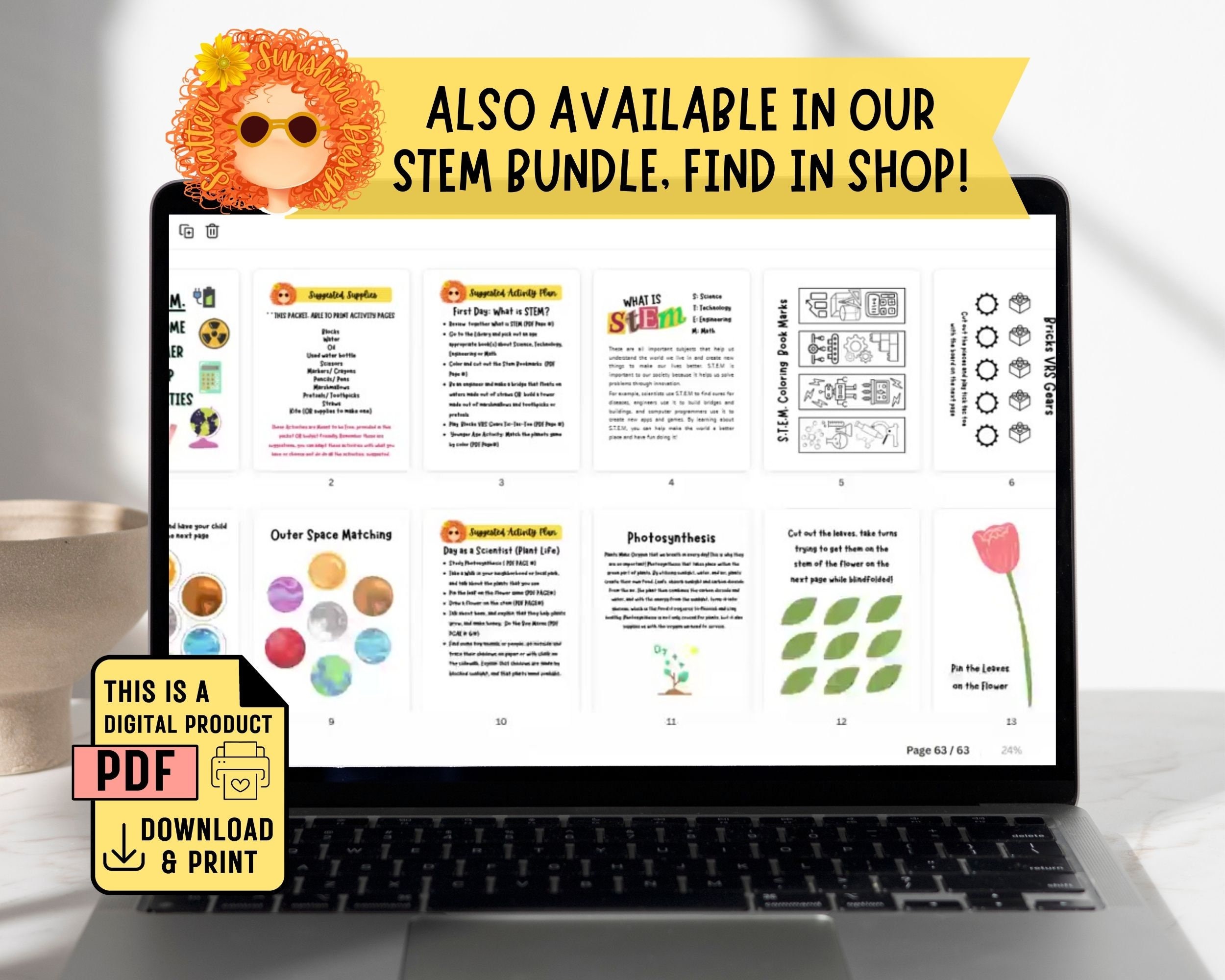 Molecule Scavenger Hunt Game Printable STEM Learning Activity Science ...