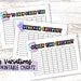 Earn Screen Time Sticker Chart, Good Behavior Checklist, Weekly Routine ...